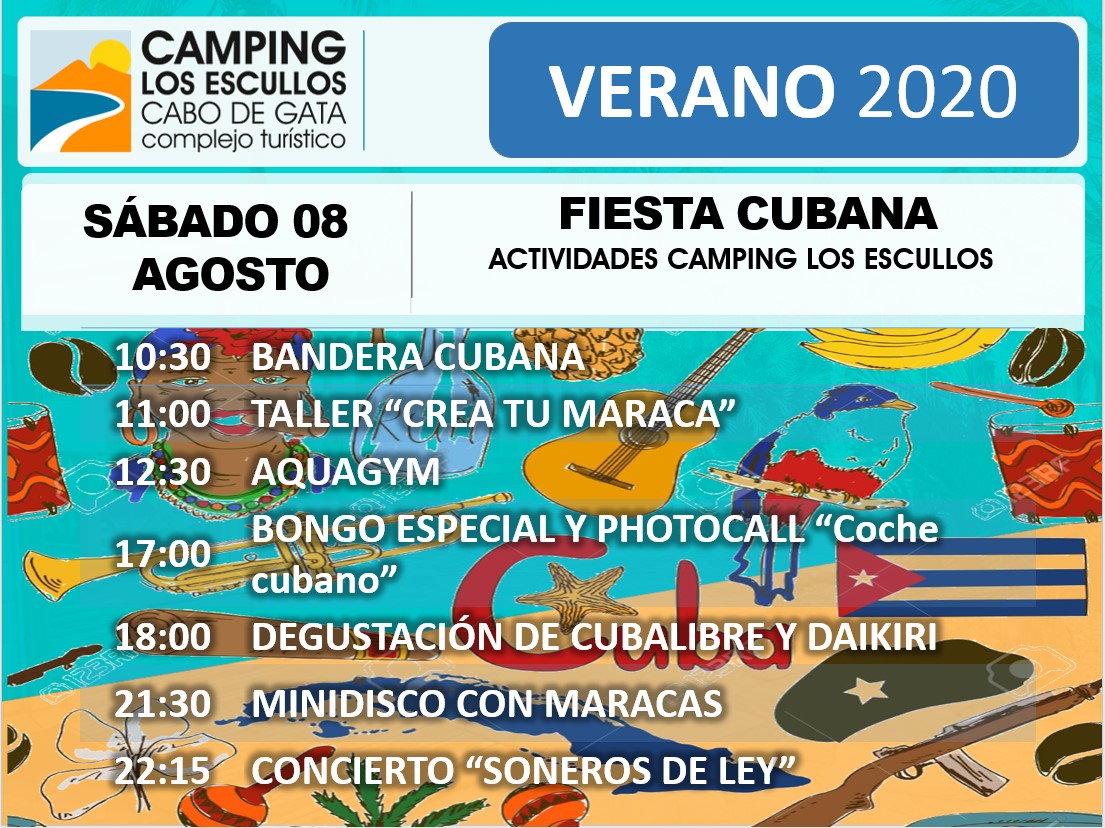 Fiesta cubana - Los Escullos Cabo de gata