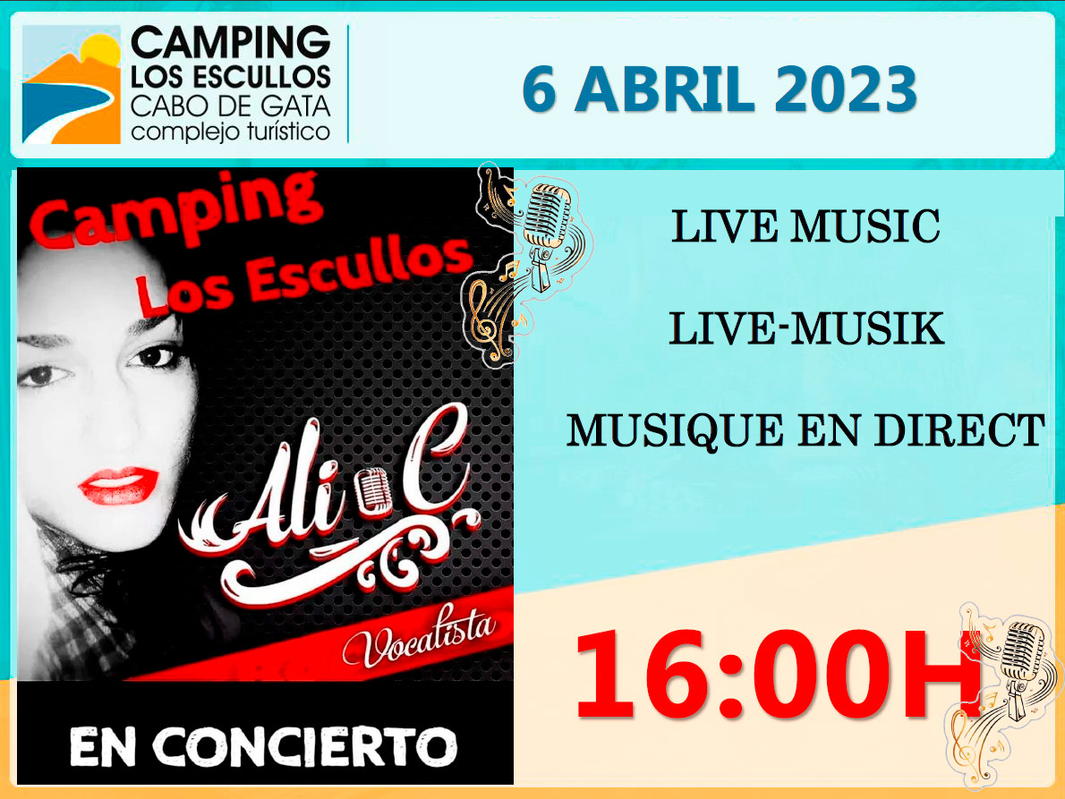 ALI - En concierto - Los Escullos Cabo de gata